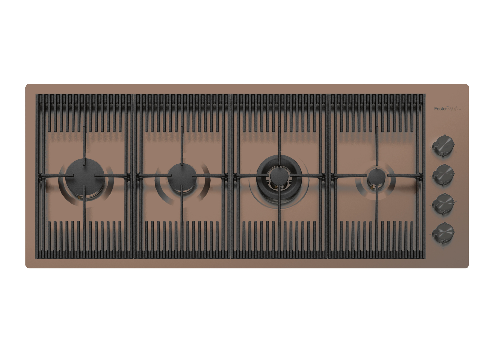 Cooker hob Milanello Copper, Gas hobs